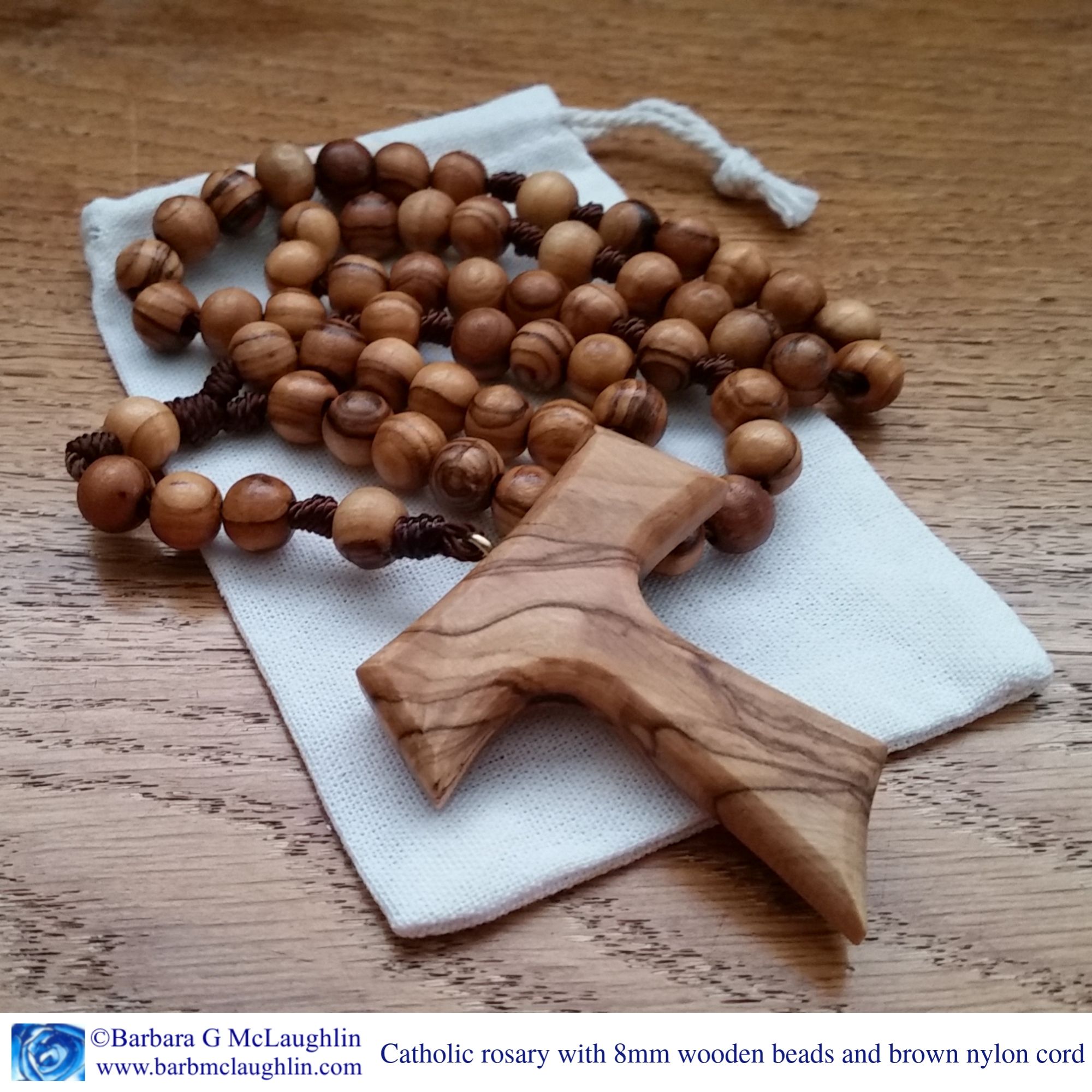Franciscan Tau Cross Rosary – Barbara G. McLaughlin